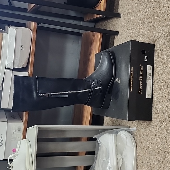 Pierre Dumas | Shoes | Pierre Dumas Black Riding Boots | Poshmark